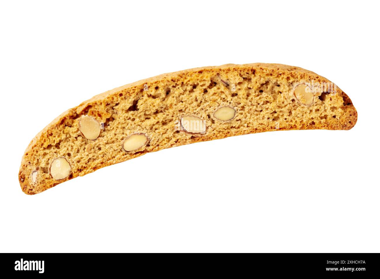 Biscotti, isolated with a clipping path. Traditional Italian almond ...