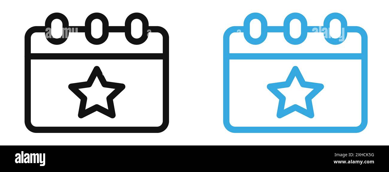 Special event icon Vector symbol or sign set collection in black and ...