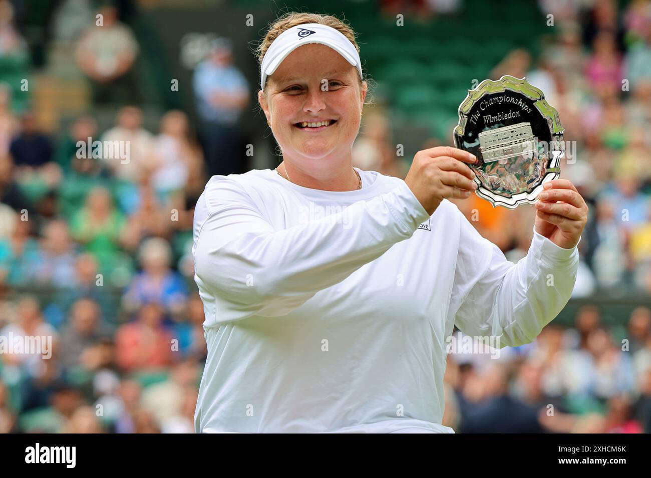 Aniek van Koot of the Netherlands finished runner-up in the final of ...