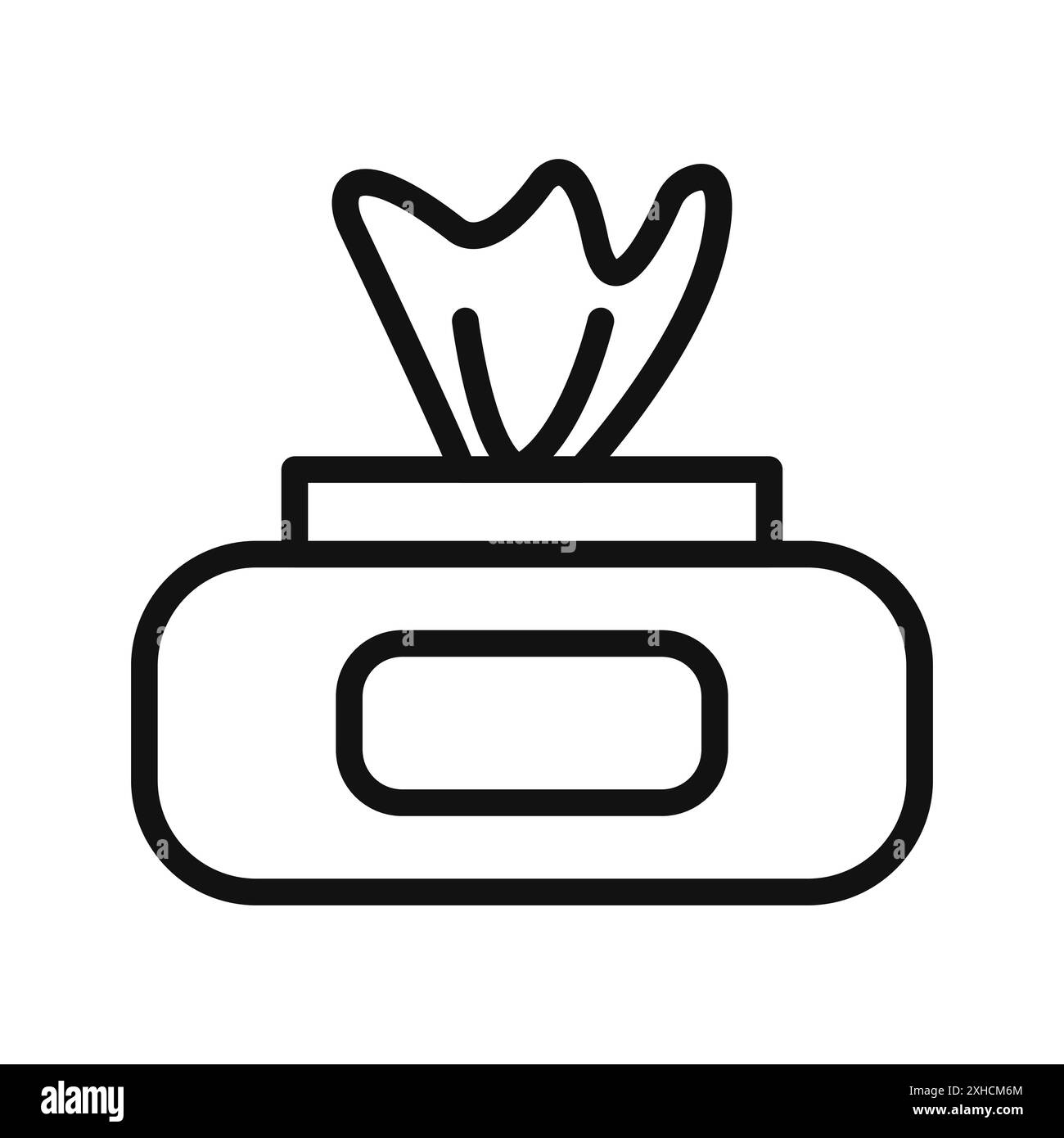 Wipes pack icon Vector symbol or sign set collection in black and white ...