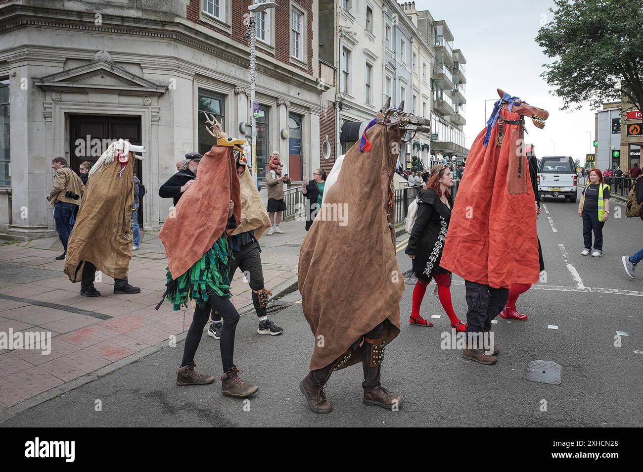 Folkestone, Kent, UK. 13th July 2024. Charivari Day Annual Parade ...