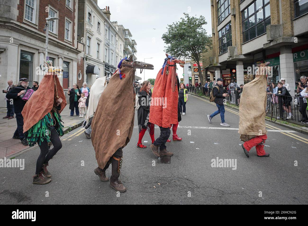 Folkestone, Kent, UK. 13th July 2024. Charivari Day Annual Parade ...