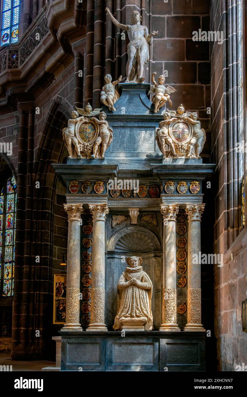 The Renaissance tomb for Margravine Sophie of Brandenburg (1563-1639 ...