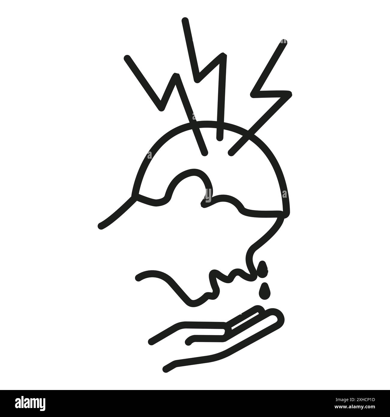 Anxiety or stress icon Vector symbol or sign set collection in black ...