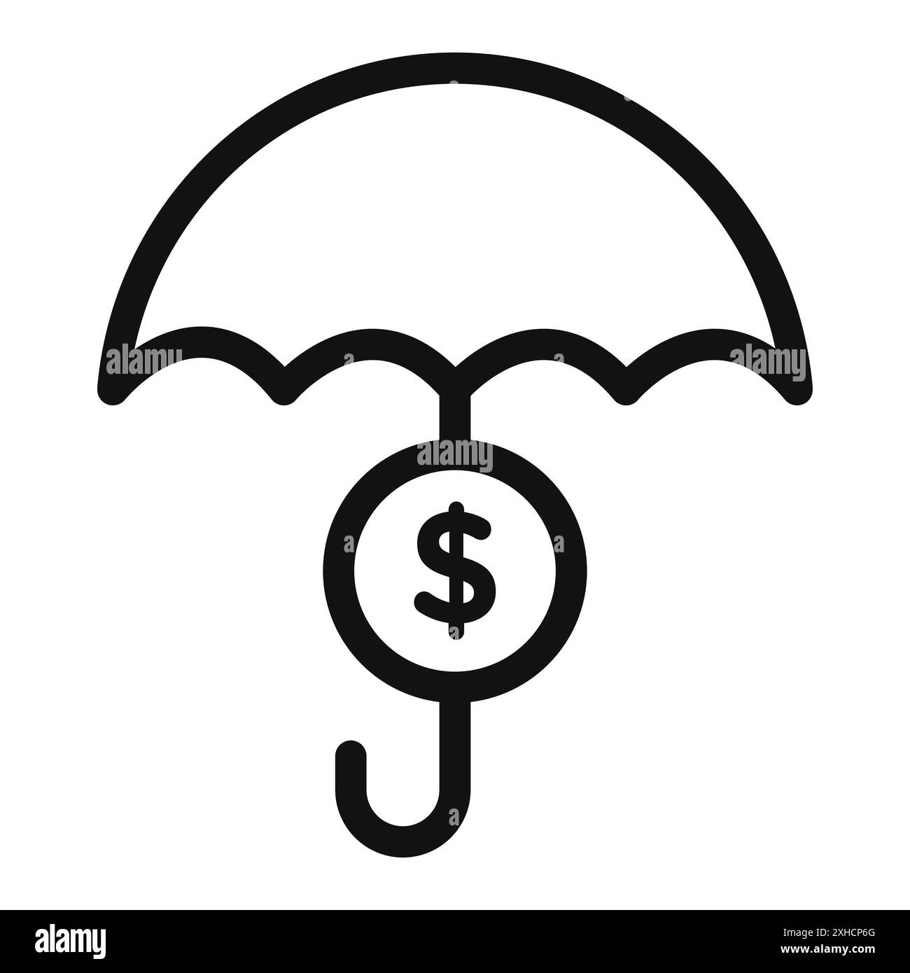 assets protection icon Vector symbol or sign set collection in black ...