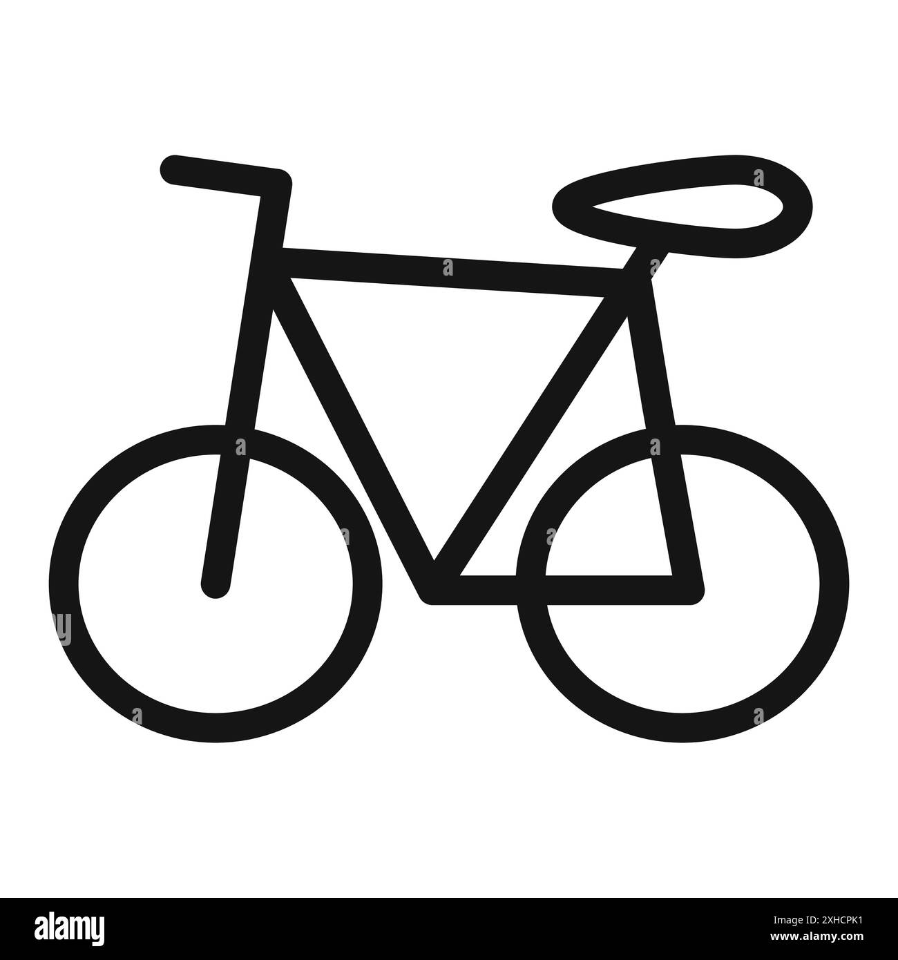 Biking icon Vector symbol or sign set collection in black and white ...