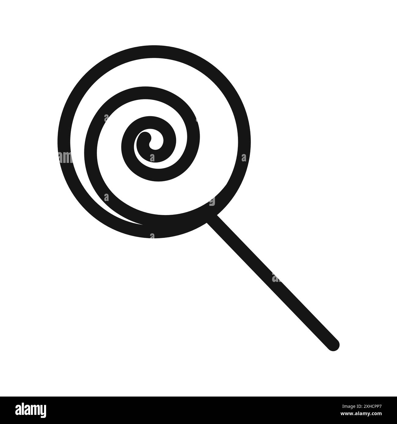 Candy Icon Vector Symbol Or Sign Set Collection In Black And White Outline Stock Vector Image 