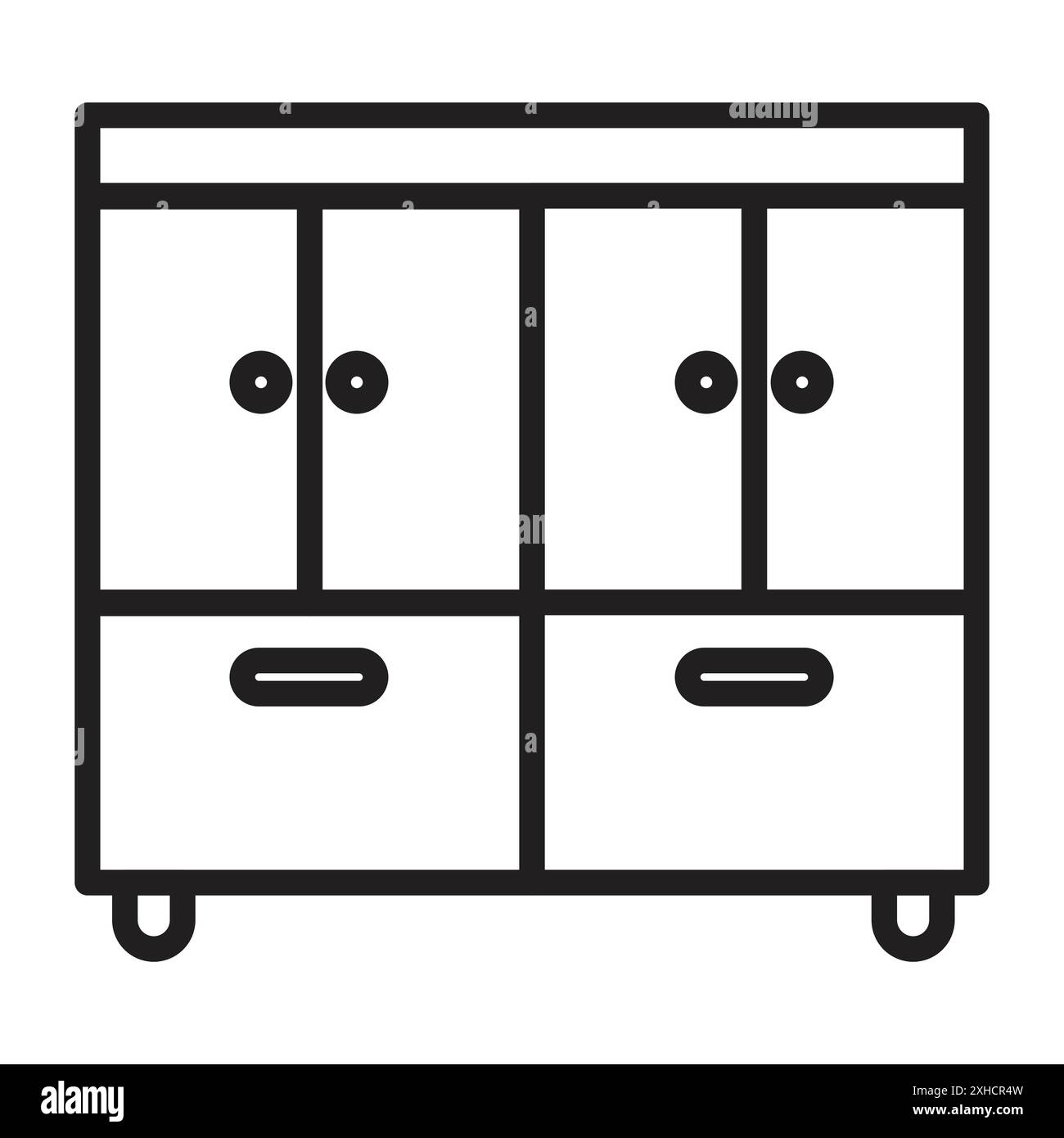 Office file cabinet vector graphic hi-res stock photography and images ...