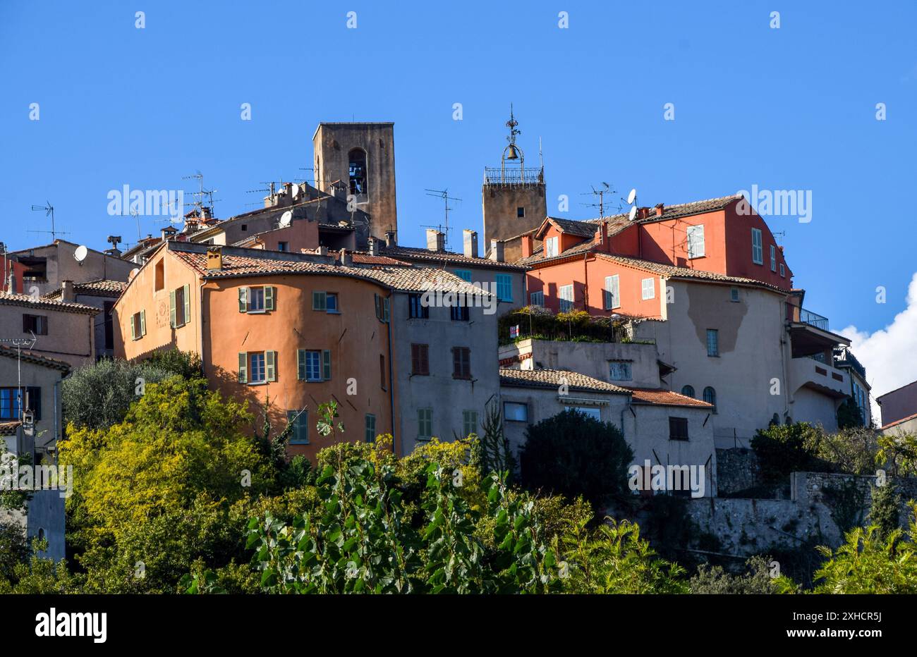 Biot village, South of France, 2019. Credit: Vuk Valcic / Alamy Stock ...
