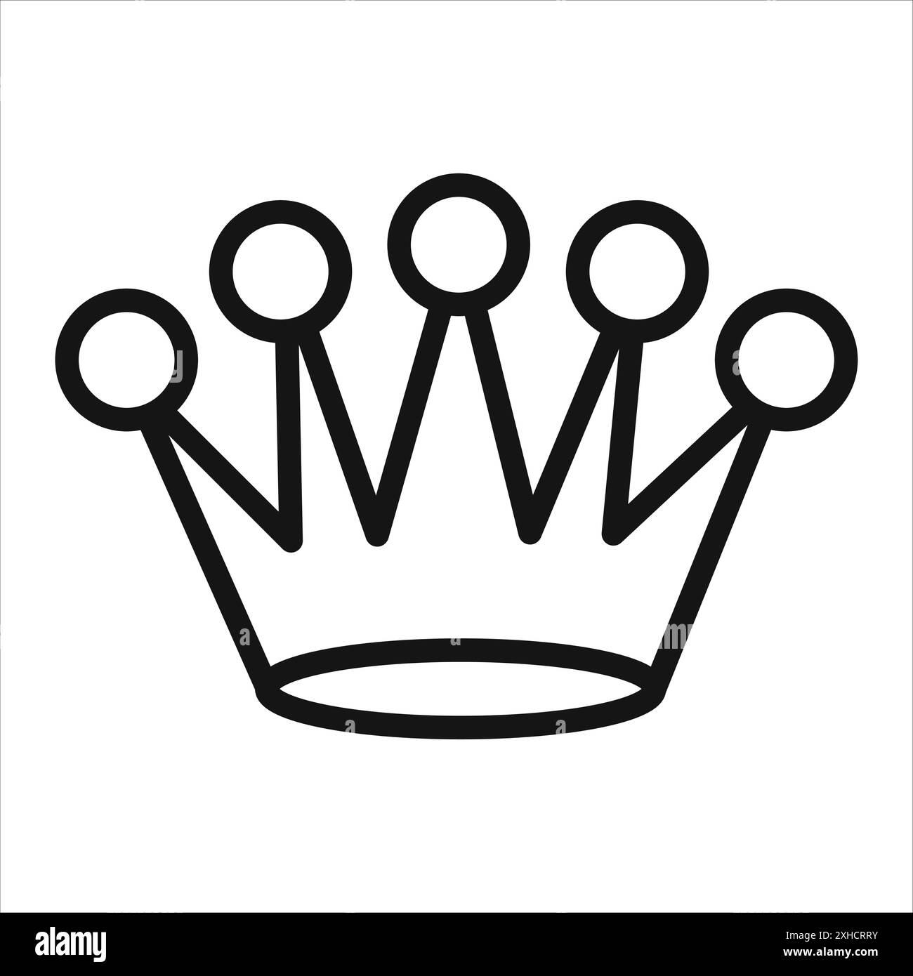 Majestic symbol vector vectors Black and White Stock Photos & Images ...