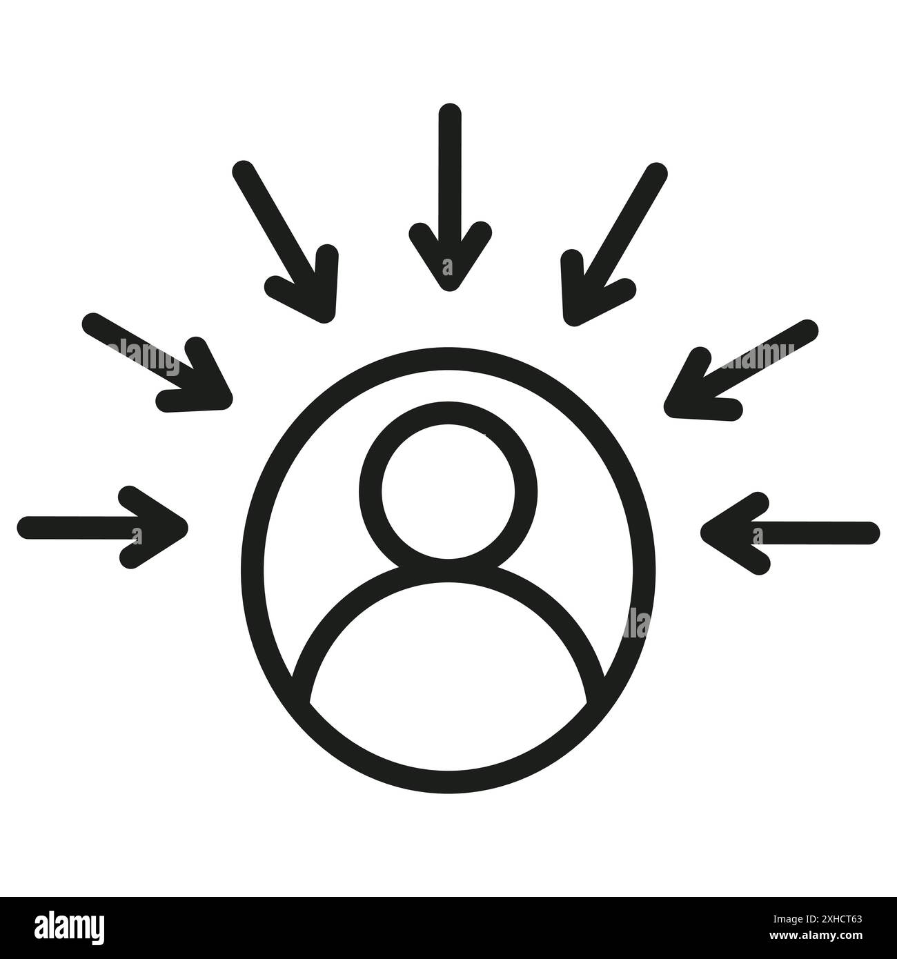 Centric consumer icon Vector symbol or sign set collection in black and ...