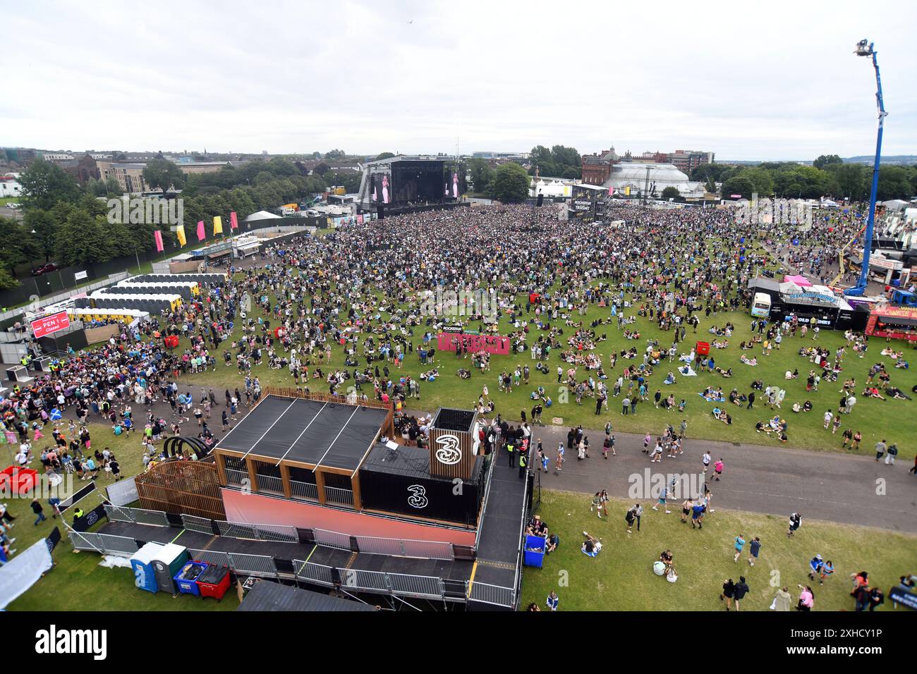Crowds at Trnsmt Festival at Glasgow Green in Glasgow. Picture date ...