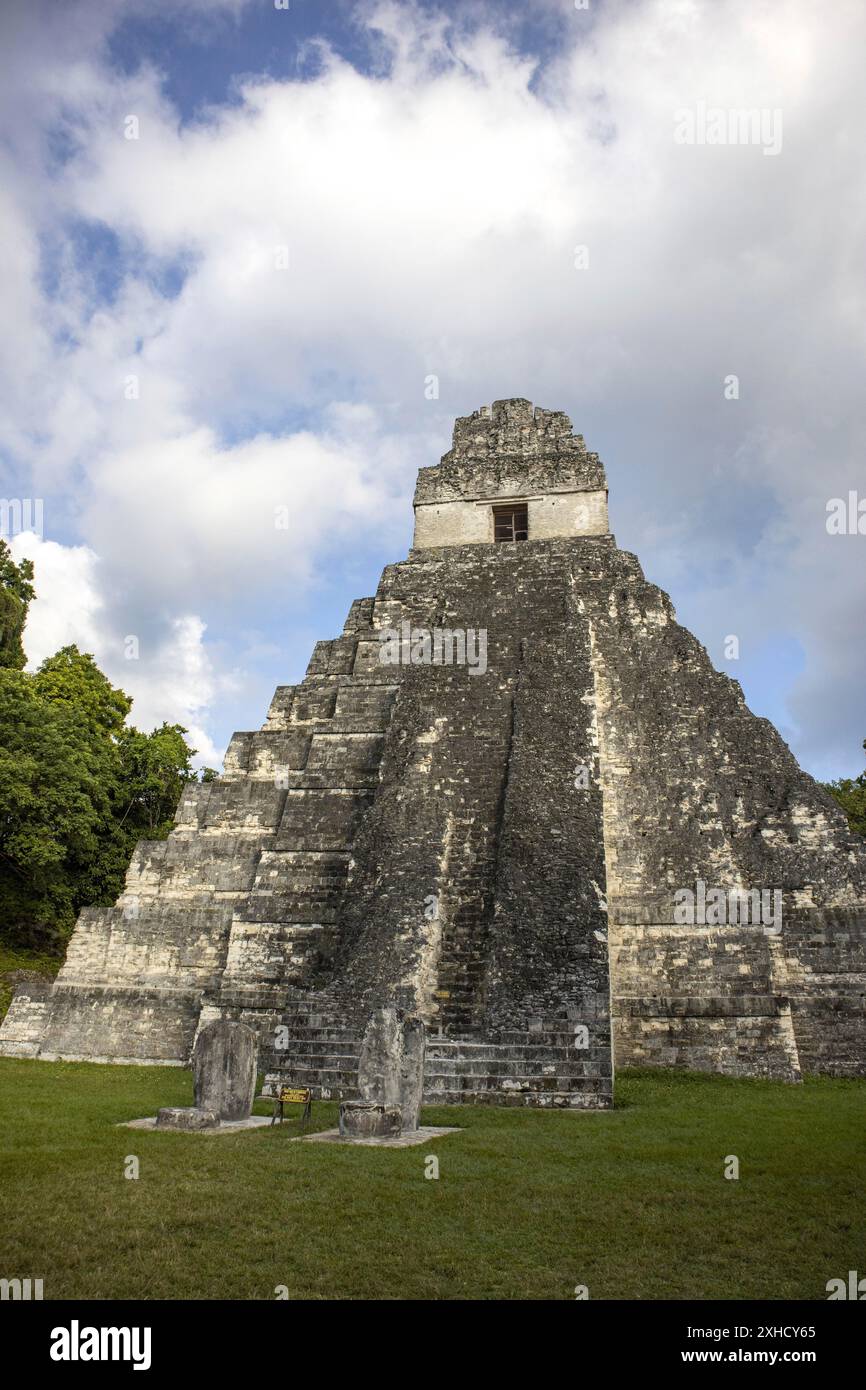 Tikal temple complex in hi-res stock photography and images - Alamy