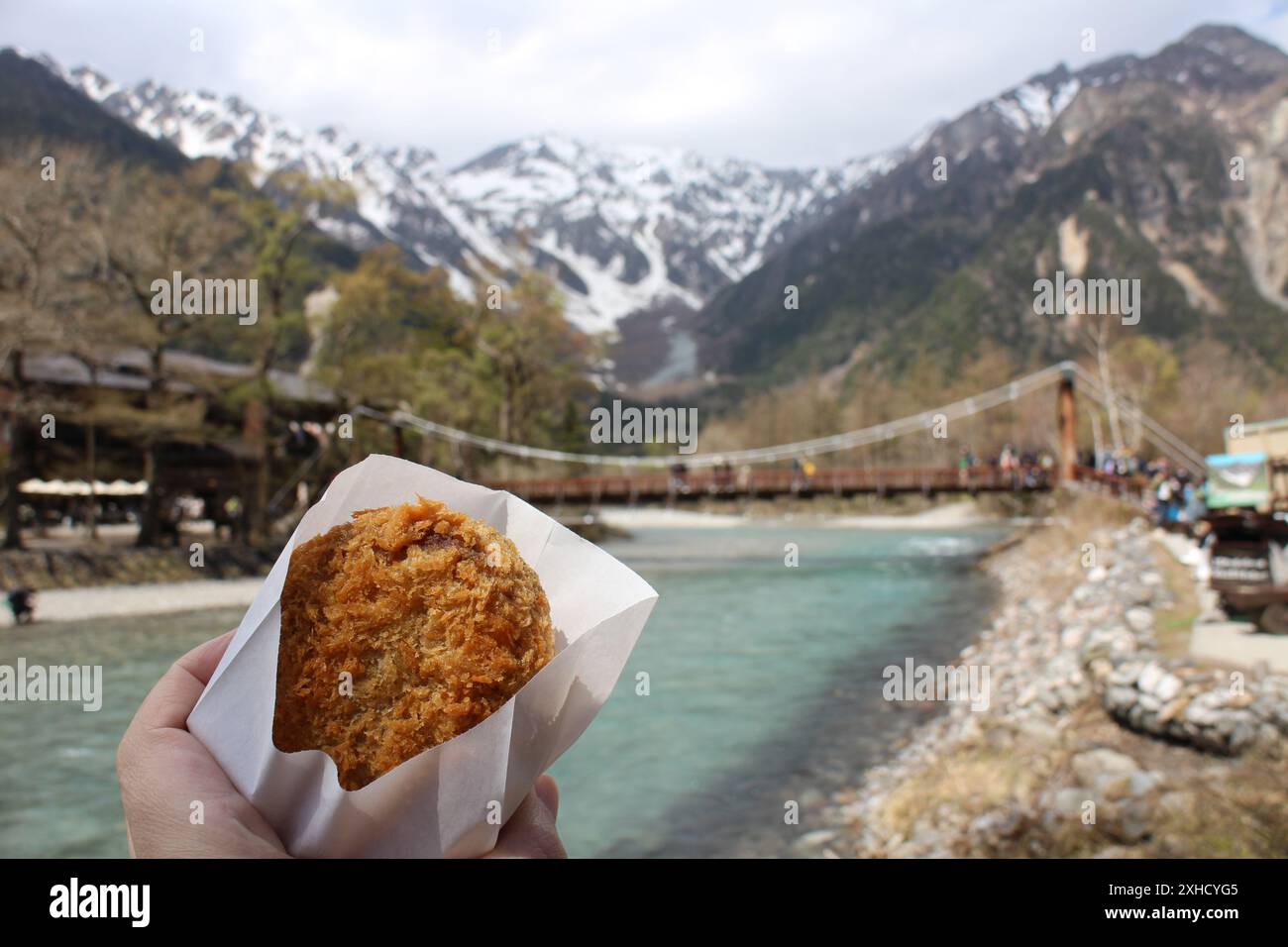 Kamikochi kappa bridge hi-res stock photography and images - Alamy