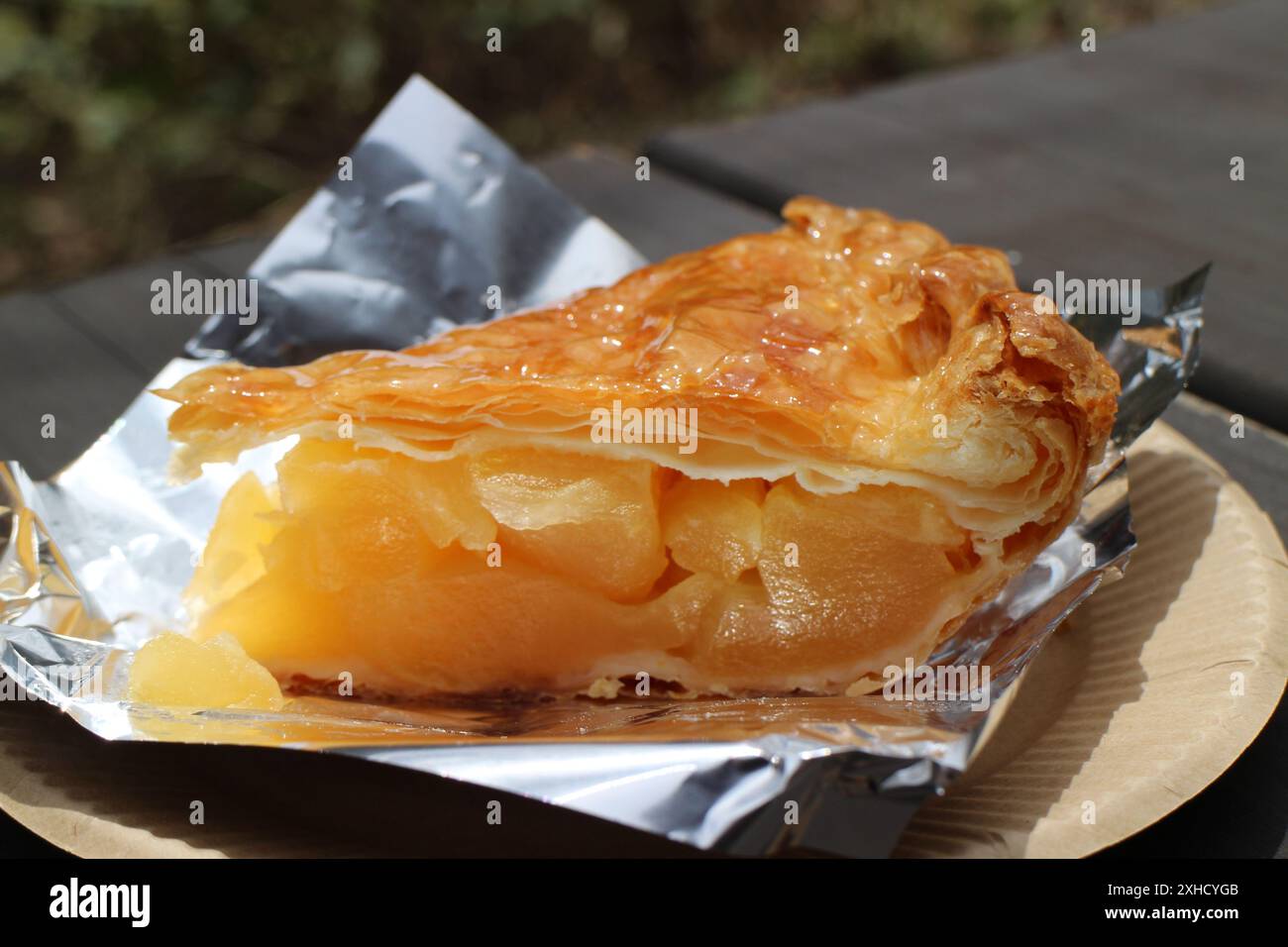Apple pie at Kamikochi in Japan Stock Photo - Alamy