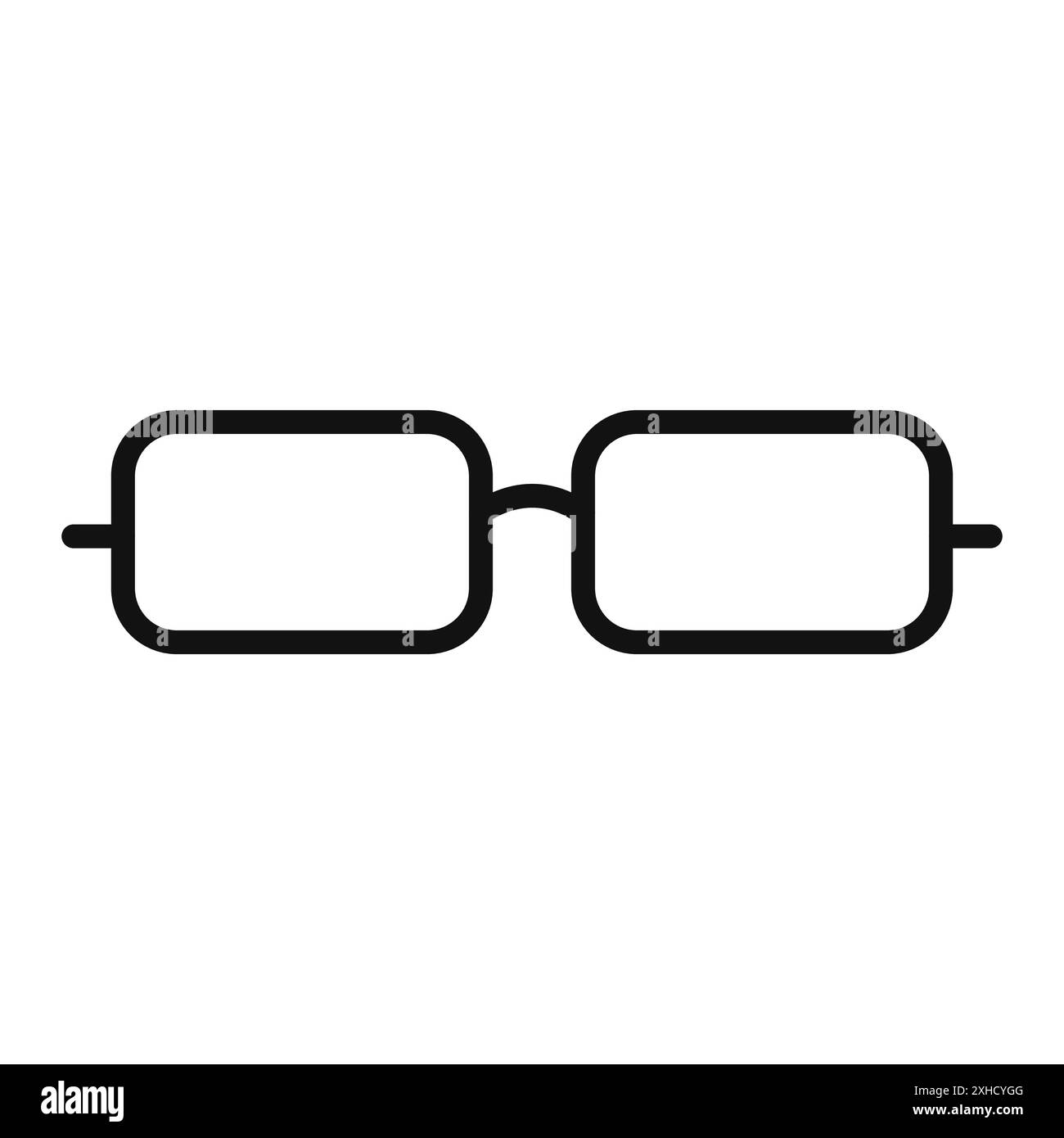 Eyeglasses outline Black and White Stock Photos & Images - Alamy