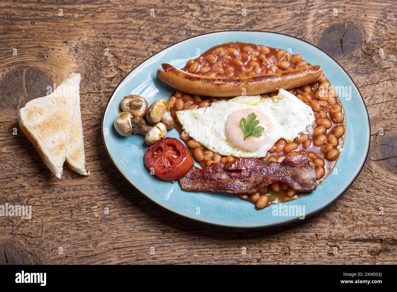 Full english breakfast plate hi-res stock photography and images - Alamy