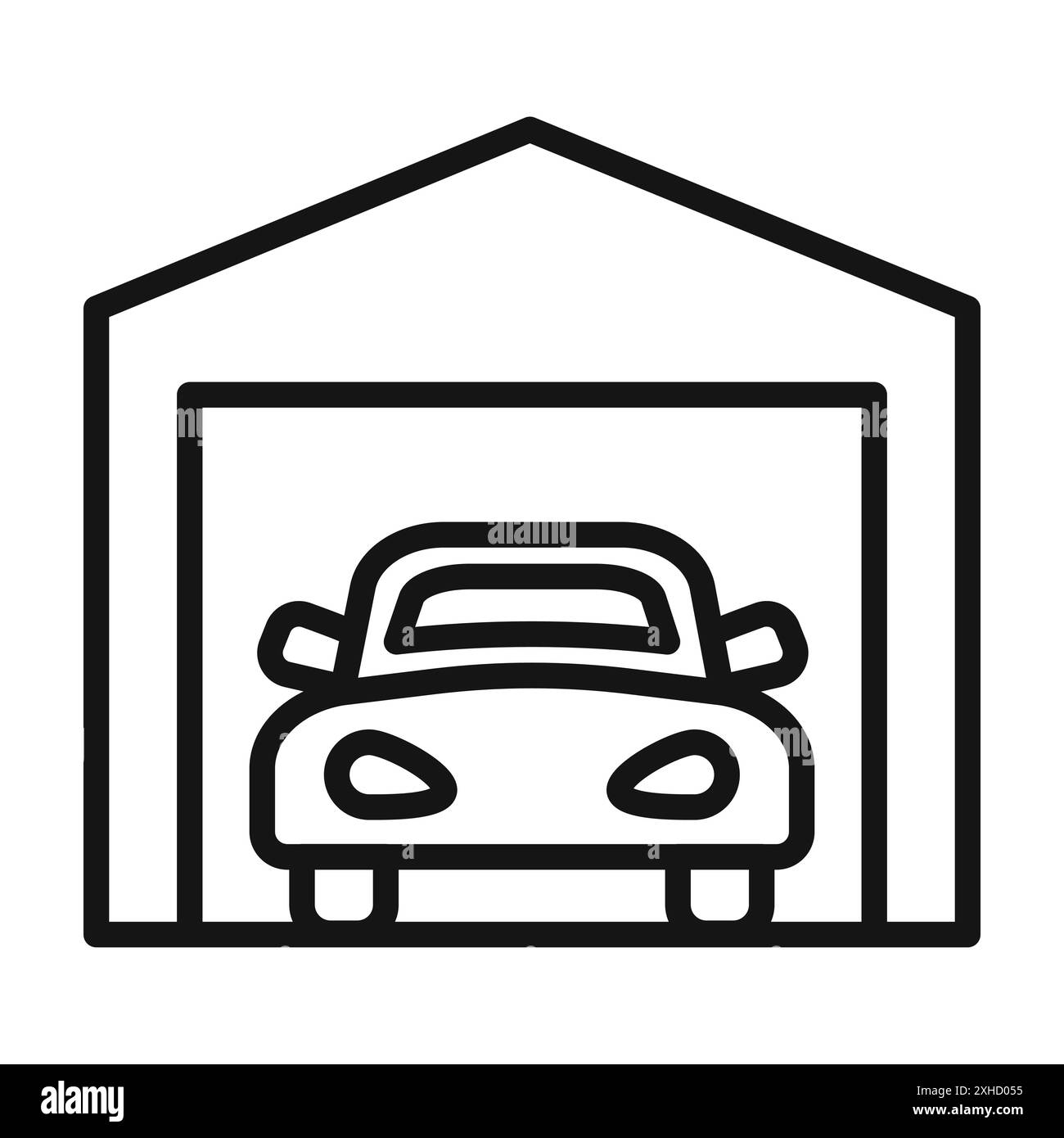 Garage gate icon outline Stock Vector Images - Alamy