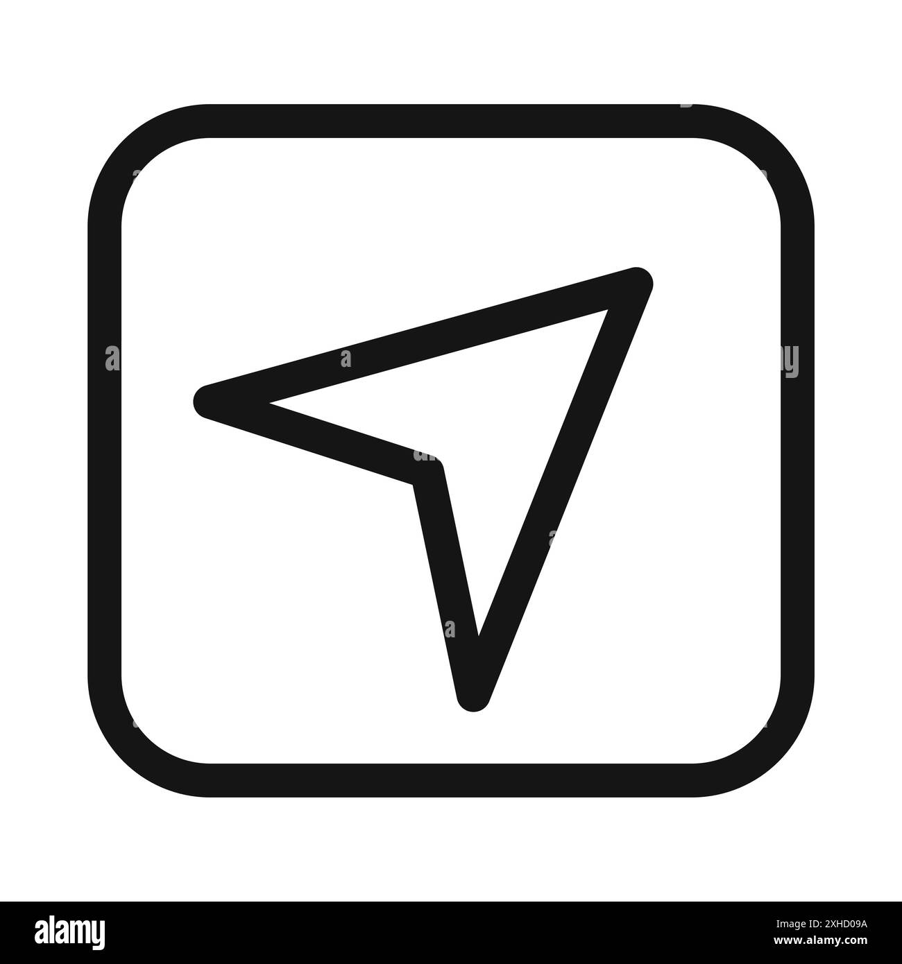 Direct message icon Black and White Stock Photos & Images - Alamy