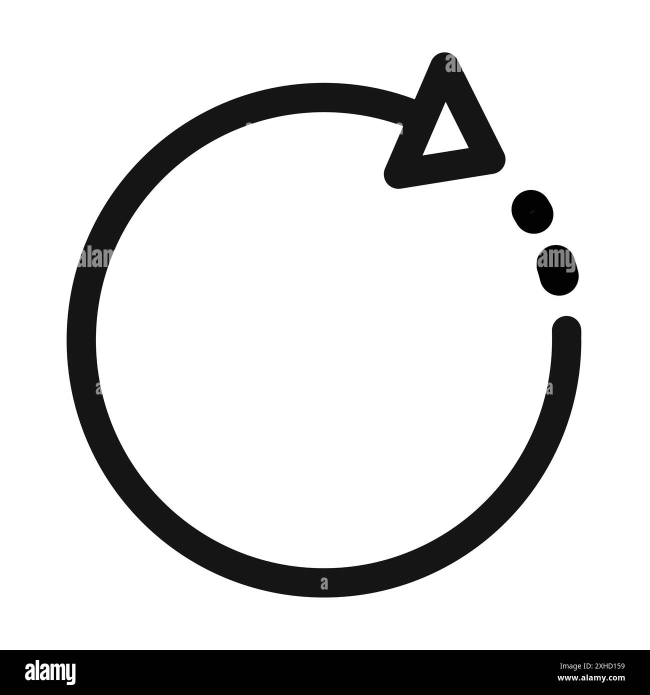 Infographic diagram arrow back Black and White Stock Photos & Images - Alamy