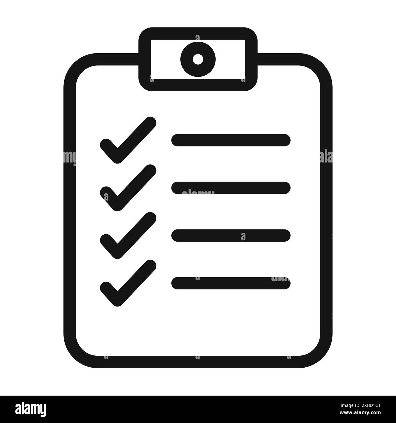 Check in sheet Stock Vector Images - Alamy