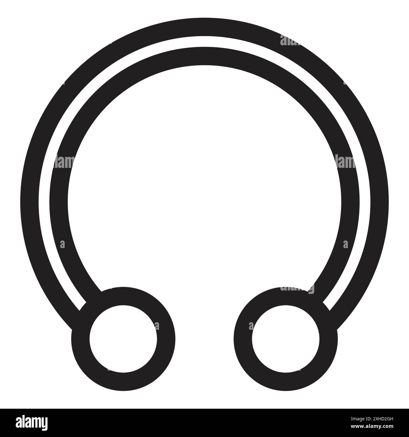 Piercing icon Vector symbol or sign set collection in black and white ...