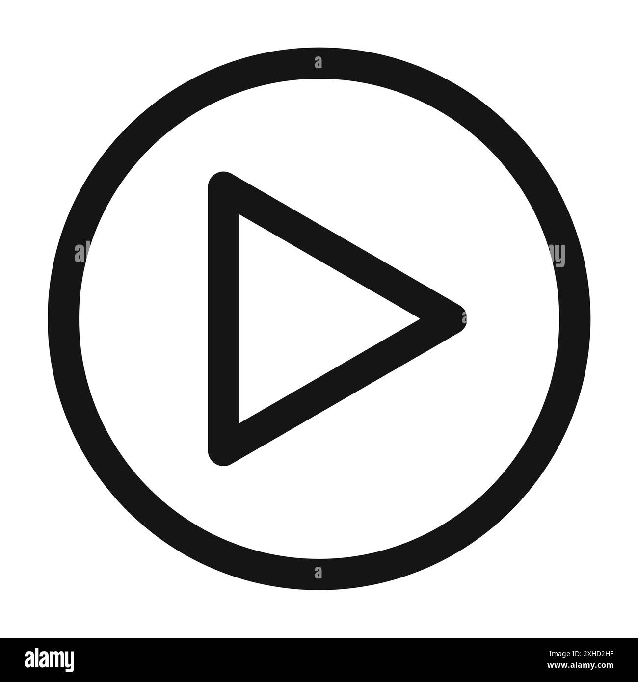 Icon transparent set play button video Black and White Stock Photos ...