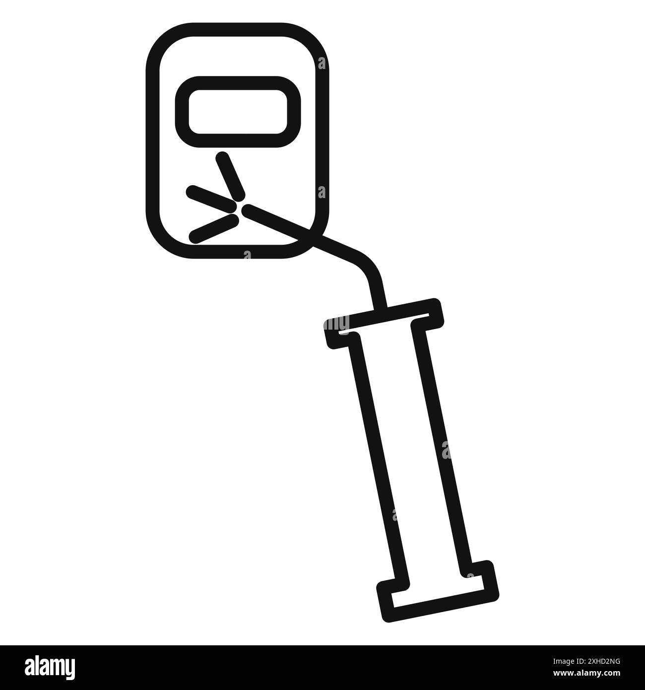 Welding icon Vector symbol or sign set collection in black and white ...