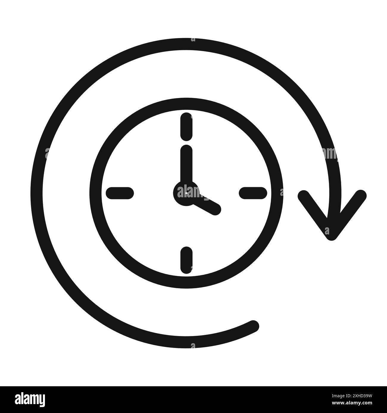 Time forward icon Vector symbol or sign set collection in black and ...