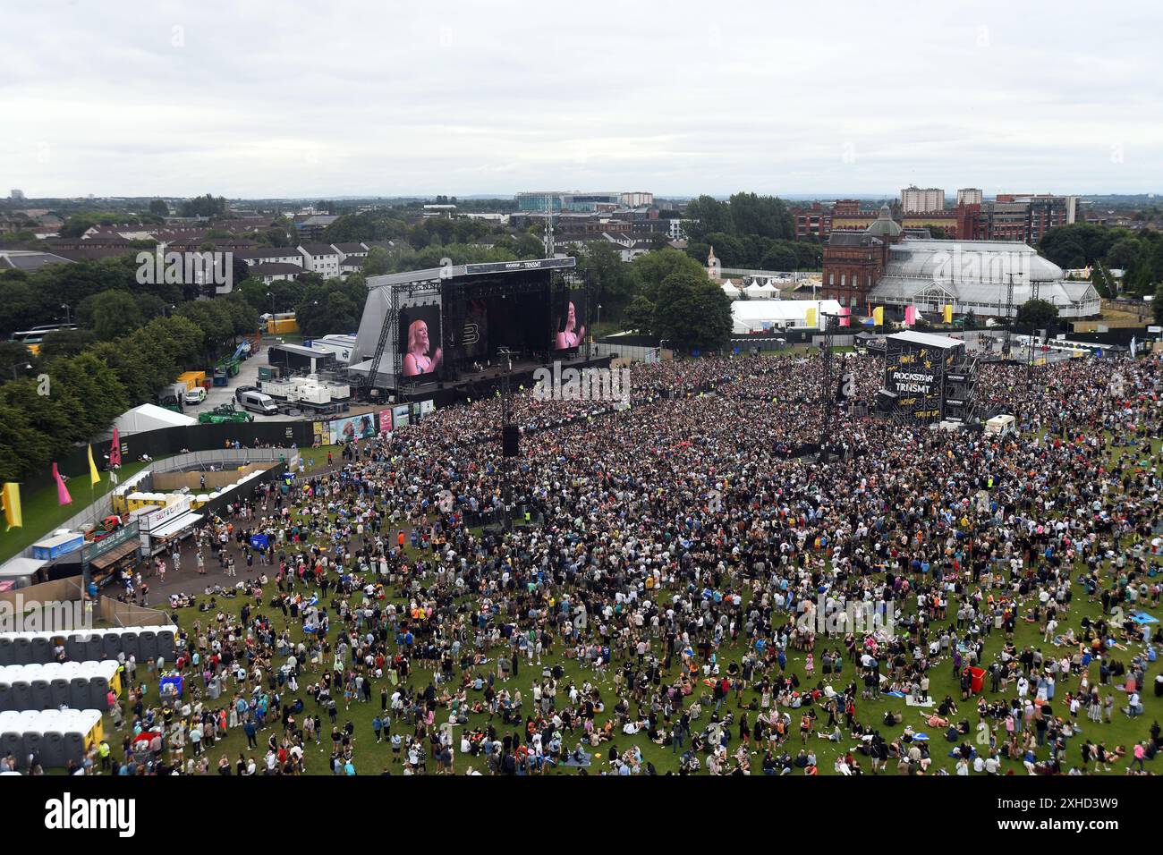 Crowds at Trnsmt Festival at Glasgow Green in Glasgow. Picture date ...
