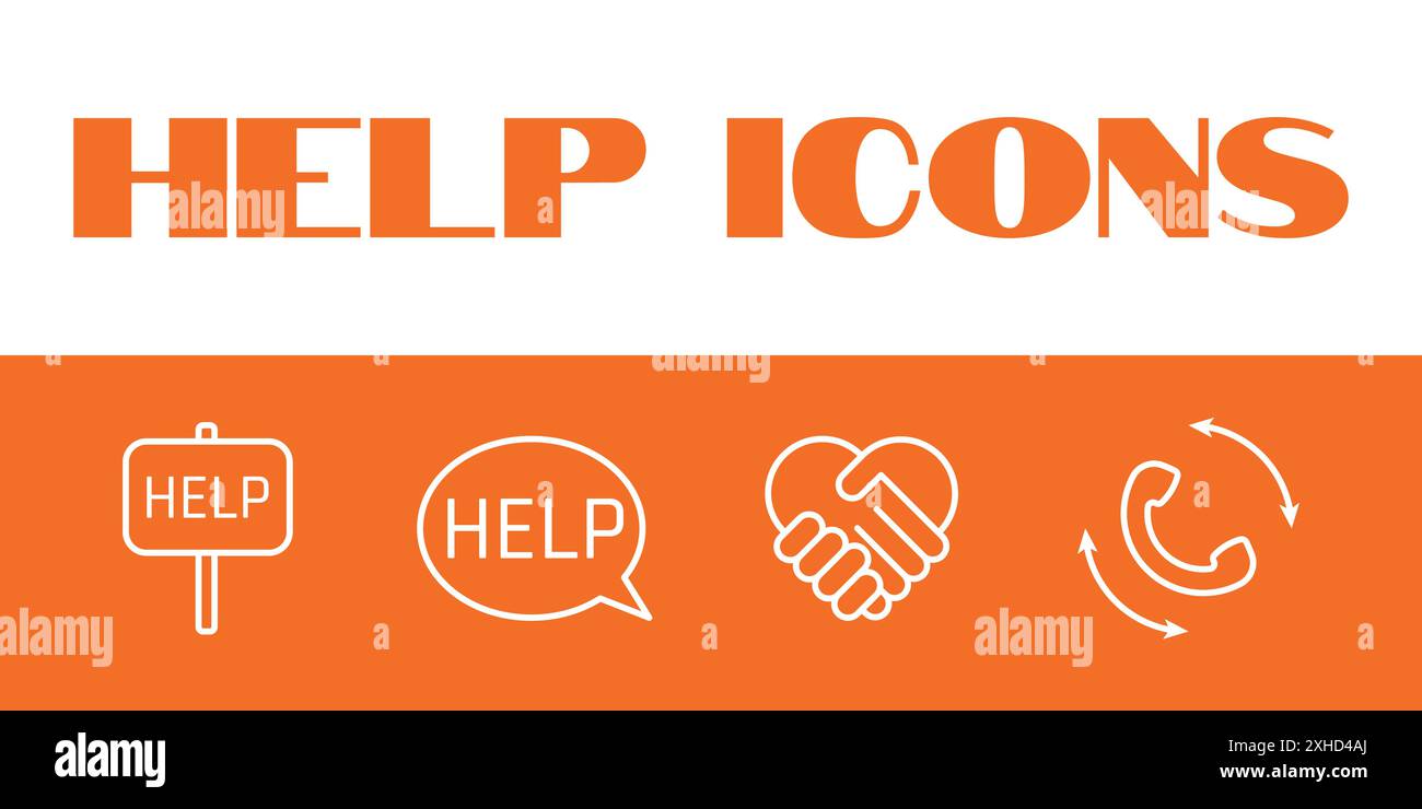 Cartoon people helping hi-res stock photography and images - Alamy