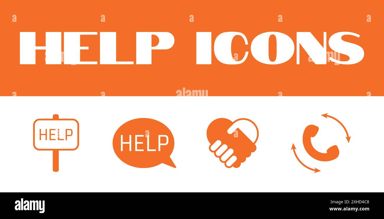 Icon support team Stock Vector Images - Alamy