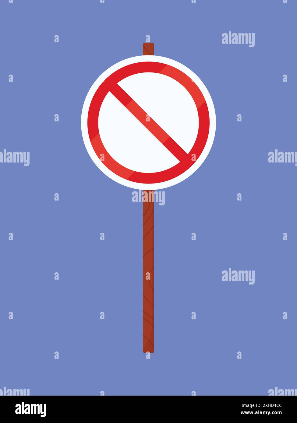 Ban sign icon vector. Ban street sign vector. Street alert sign vector ...