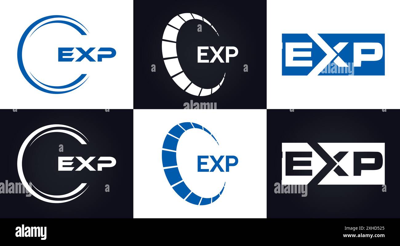 Exp technology logo hi-res stock photography and images - Alamy