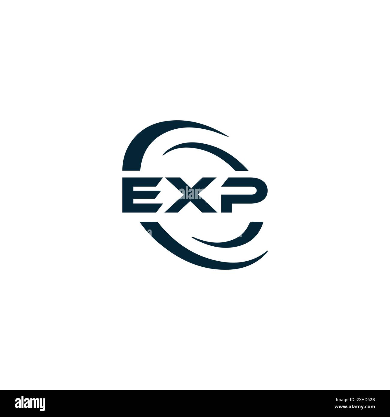 Exp logo design hi-res stock photography and images - Alamy