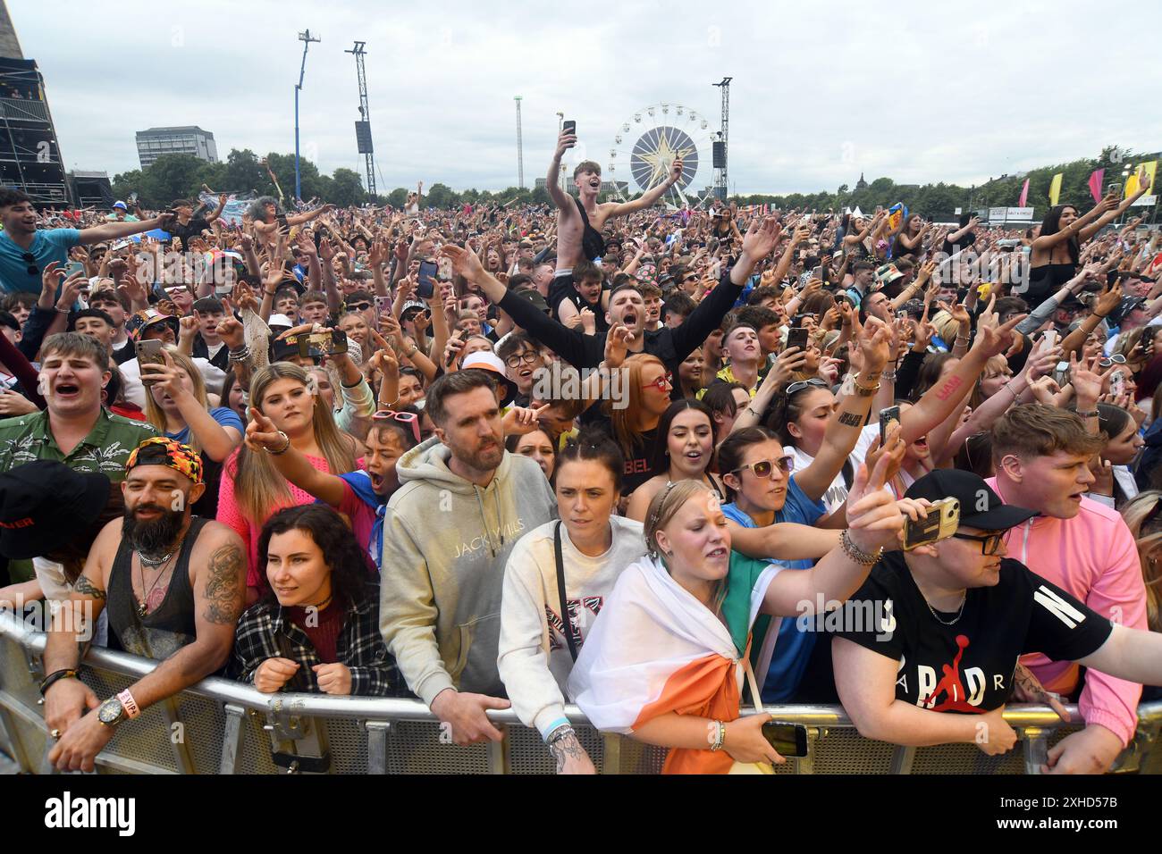 Crowds at Trnsmt Festival at Glasgow Green in Glasgow. Picture date ...