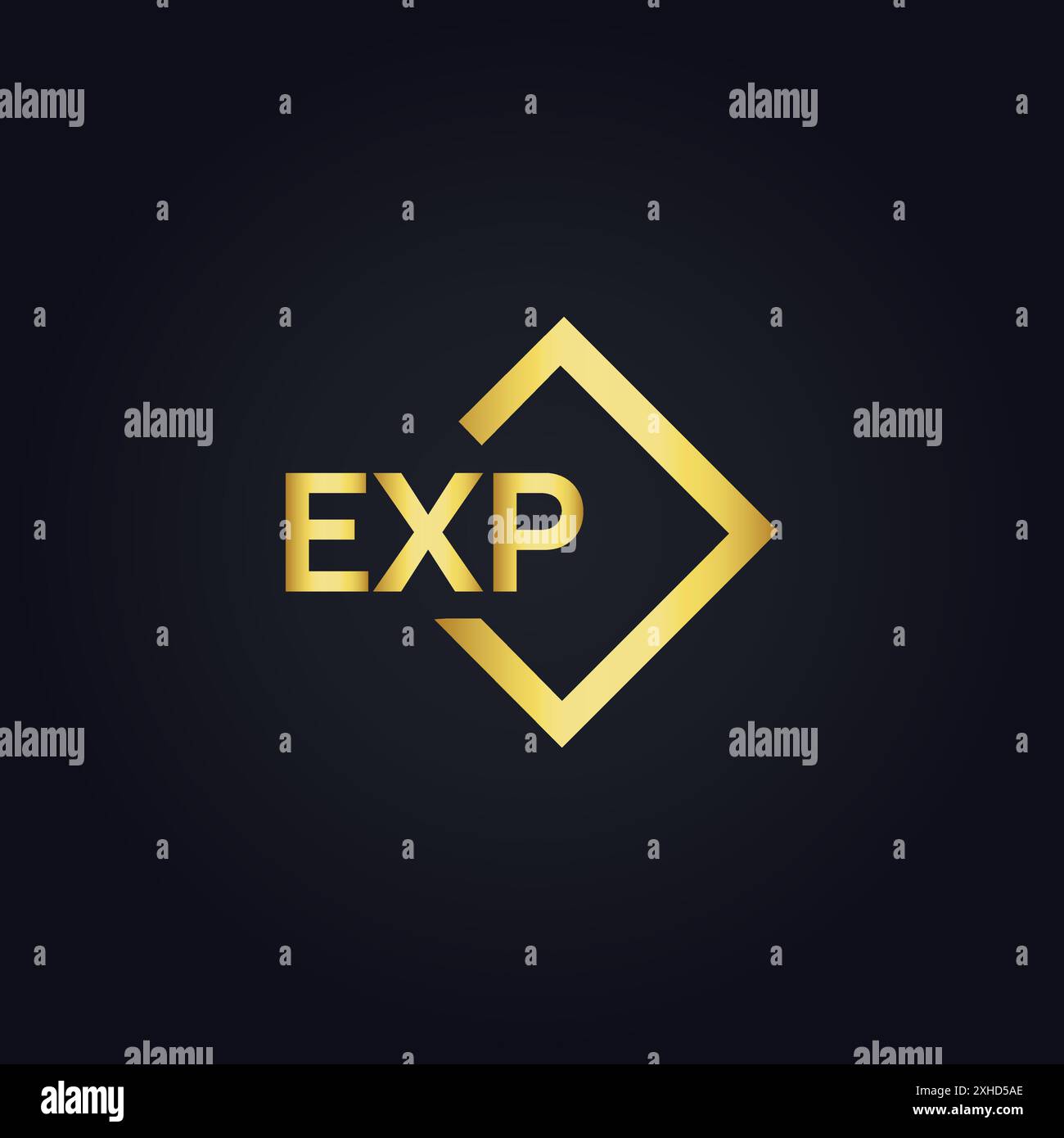 EXP logo. E X P design. White EXP letter. EXP, E X P letter logo design ...
