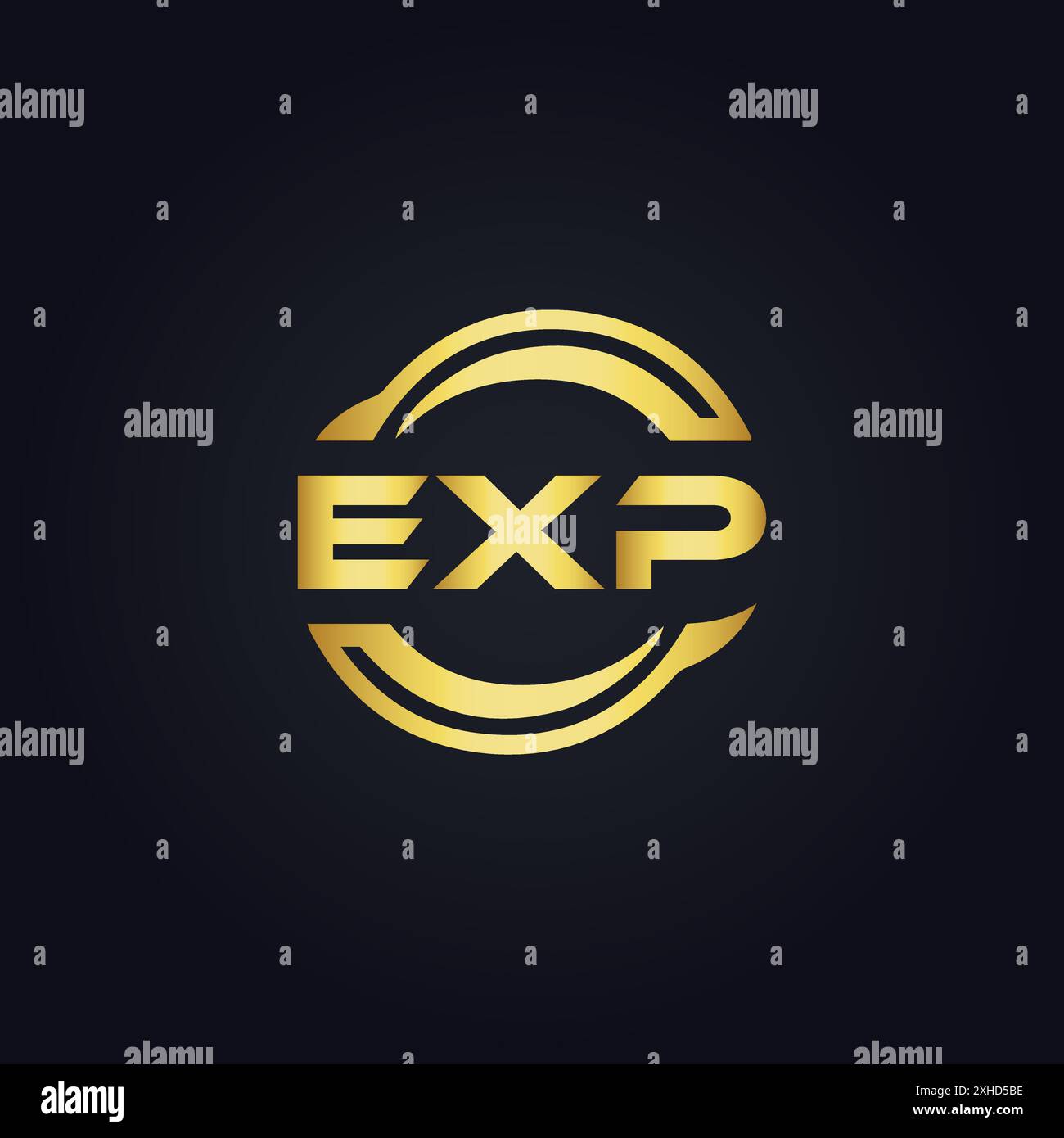 EXP logo. E X P design. White EXP letter. EXP, E X P letter logo design ...