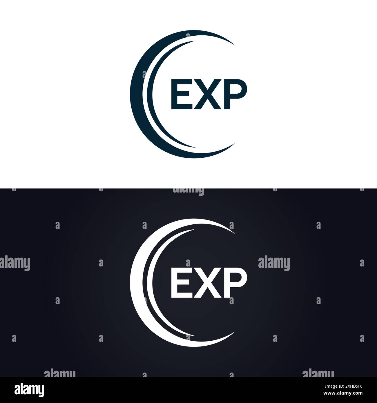 Exp gold logo hi-res stock photography and images - Alamy