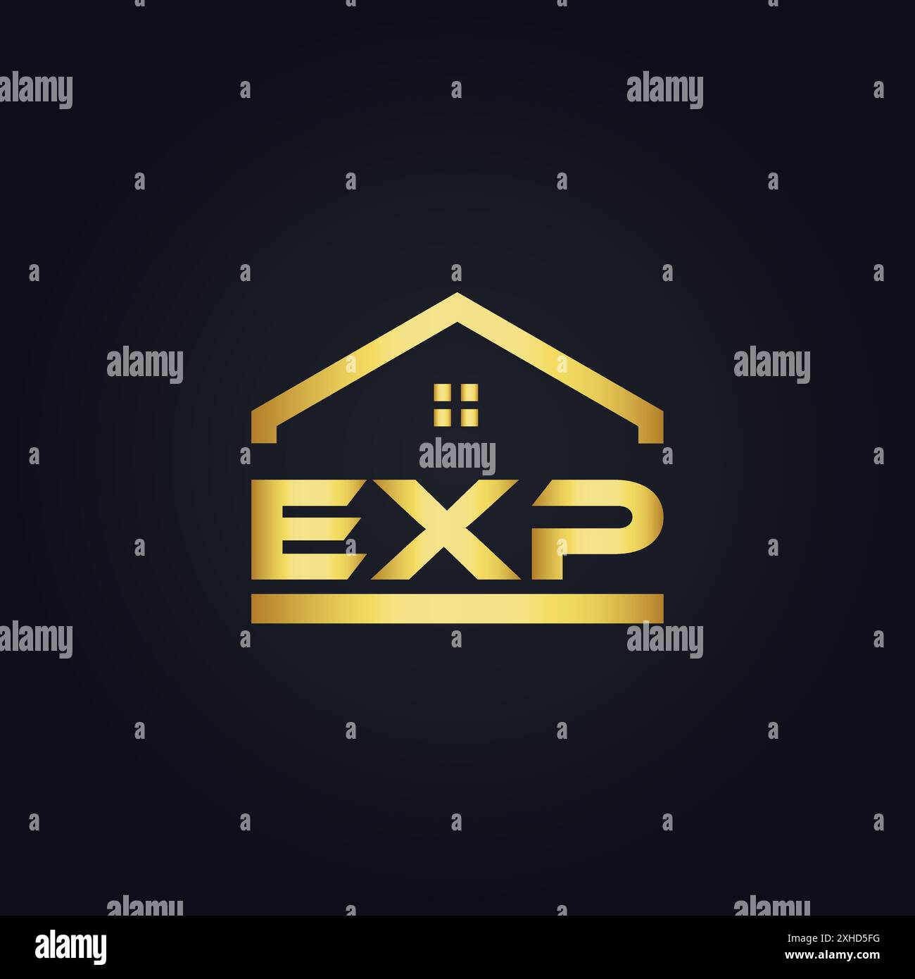 EXP logo. E X P design. White EXP letter. EXP, E X P letter logo design ...