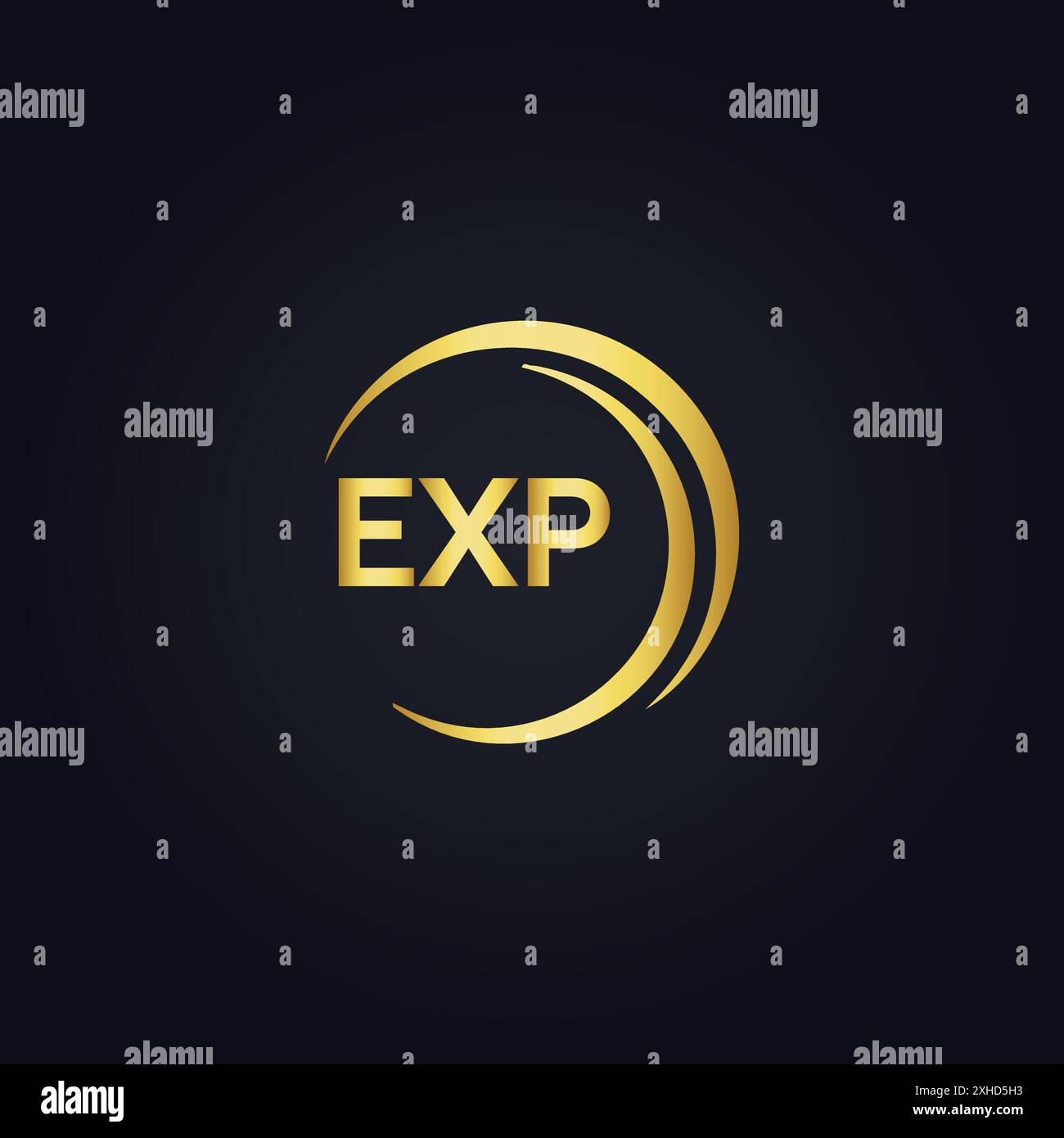 EXP logo. E X P design. White EXP letter. EXP, E X P letter logo design ...