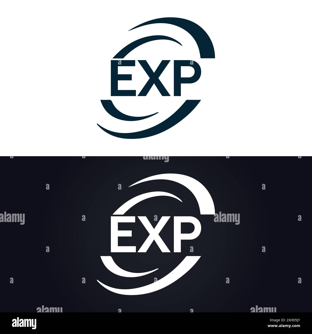 EXP logo. E X P design. White EXP letter. EXP, E X P letter logo design ...