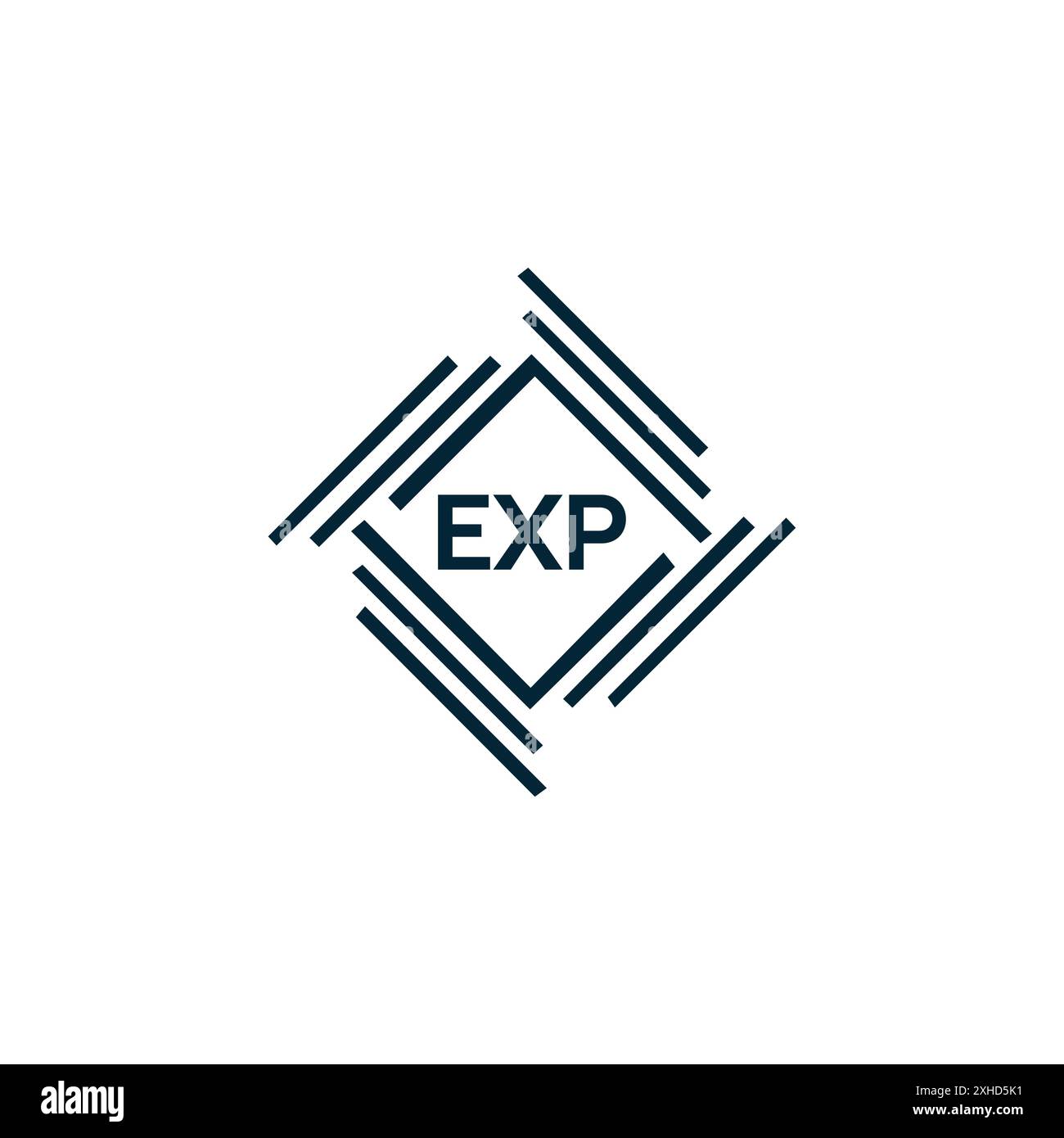 EXP logo. E X P design. White EXP letter. EXP, E X P letter logo design ...
