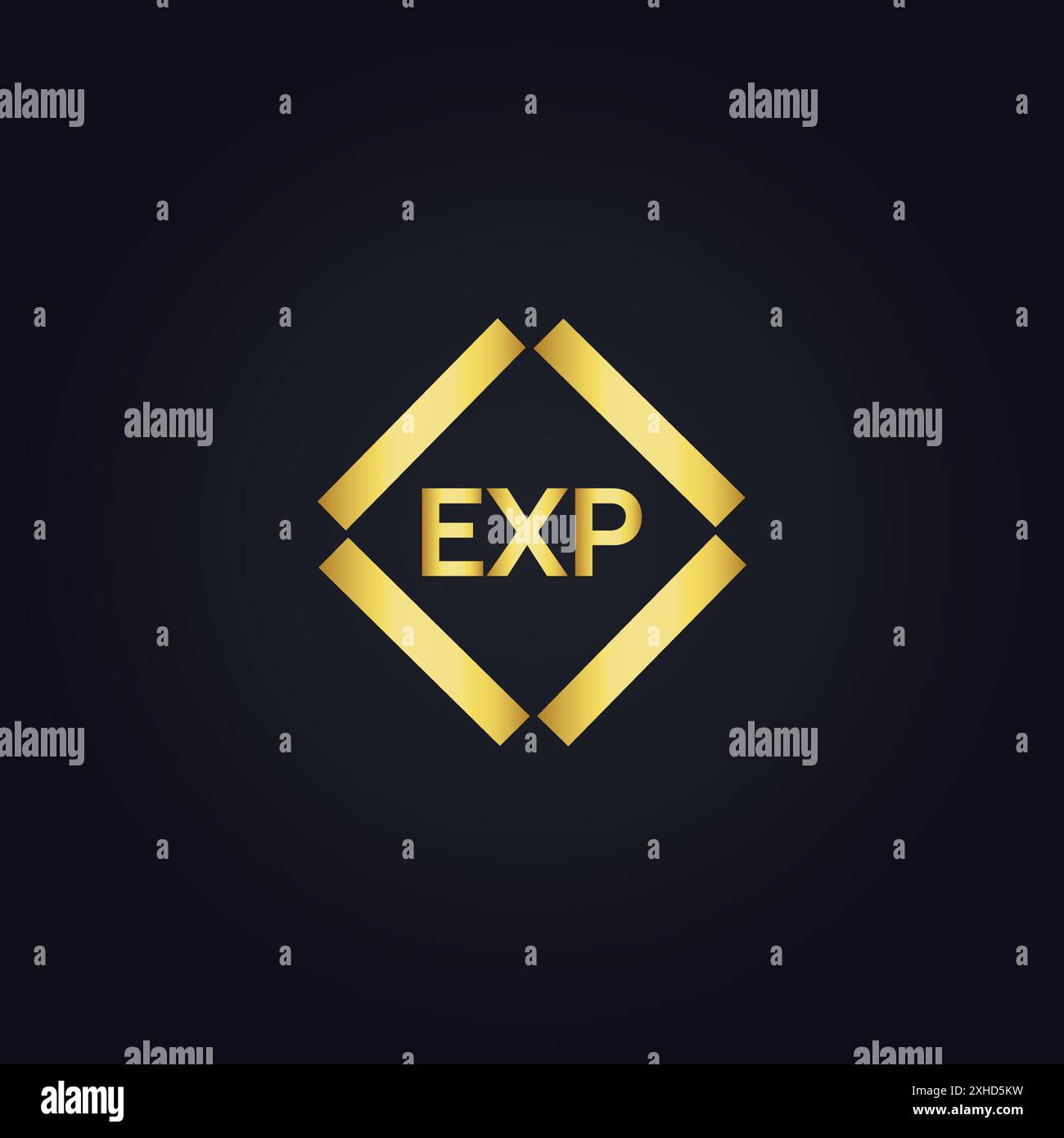 EXP logo. E X P design. White EXP letter. EXP, E X P letter logo design ...