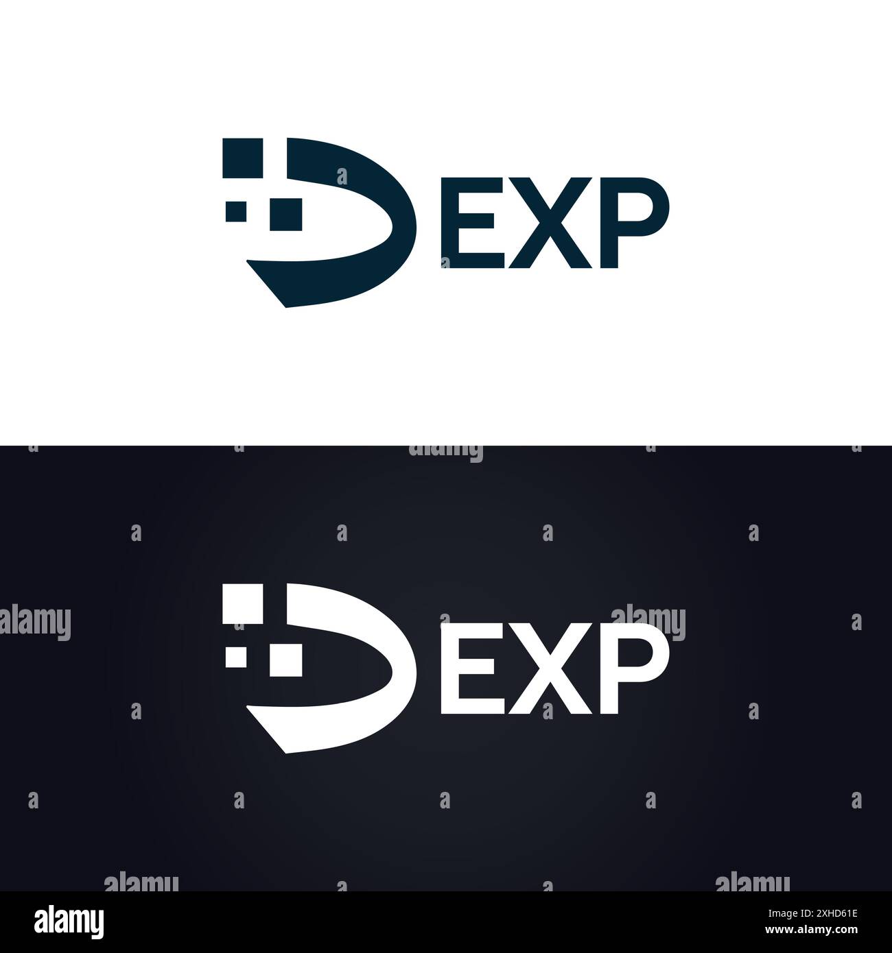 EXP logo. E X P design. White EXP letter. EXP, E X P letter logo design ...