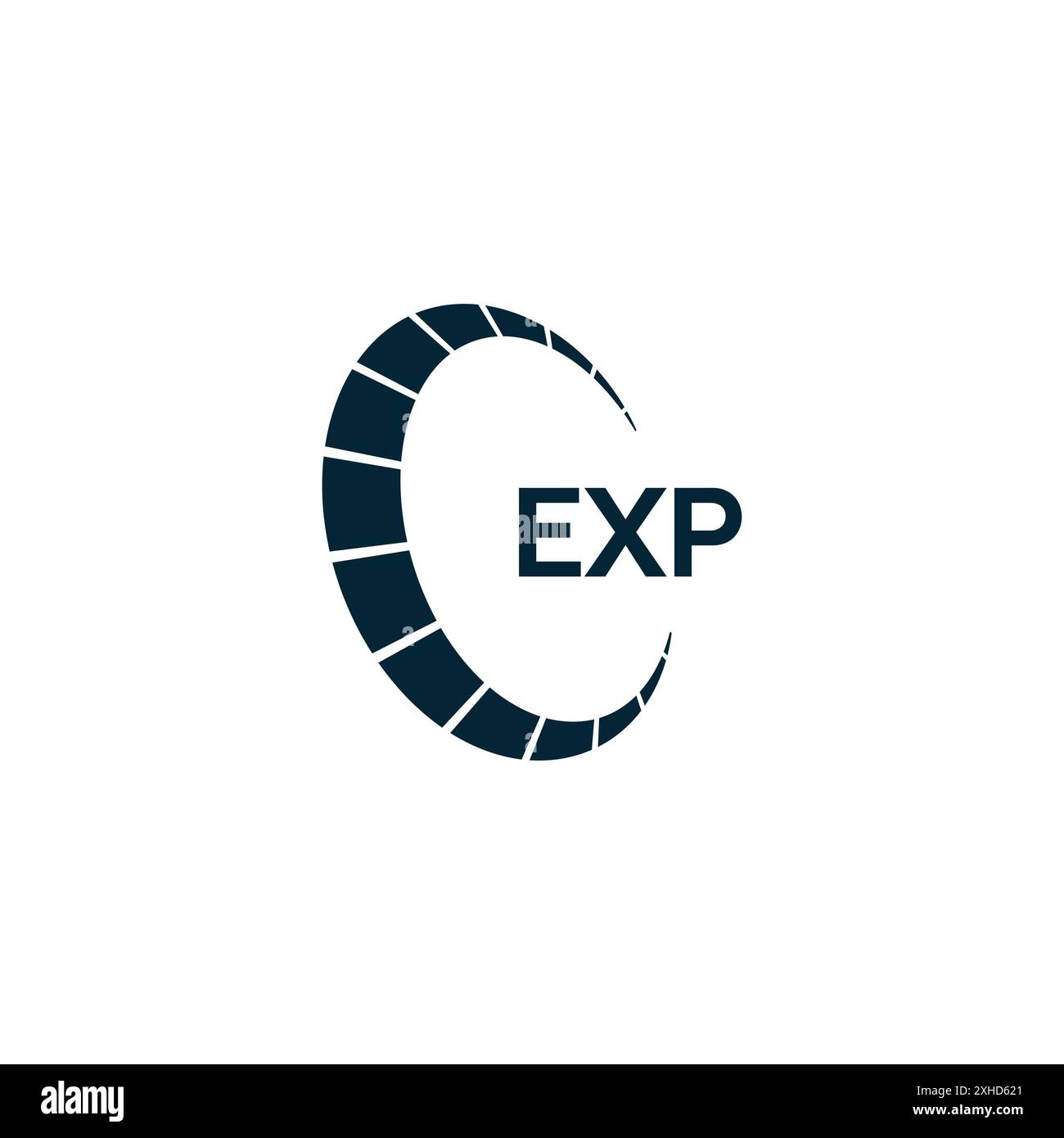 EXP logo. E X P design. White EXP letter. EXP, E X P letter logo design ...