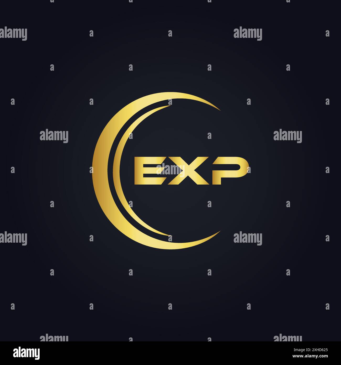 EXP logo. E X P design. White EXP letter. EXP, E X P letter logo design ...