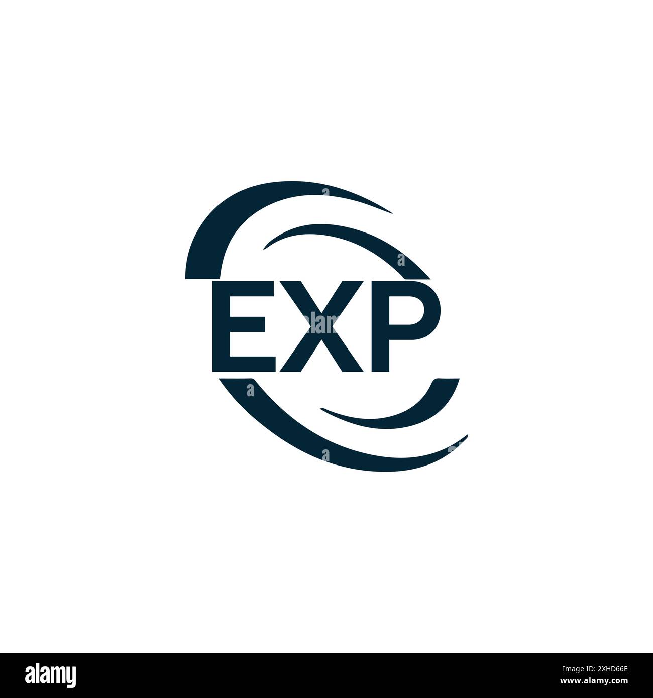 EXP logo. E X P design. White EXP letter. EXP, E X P letter logo design ...