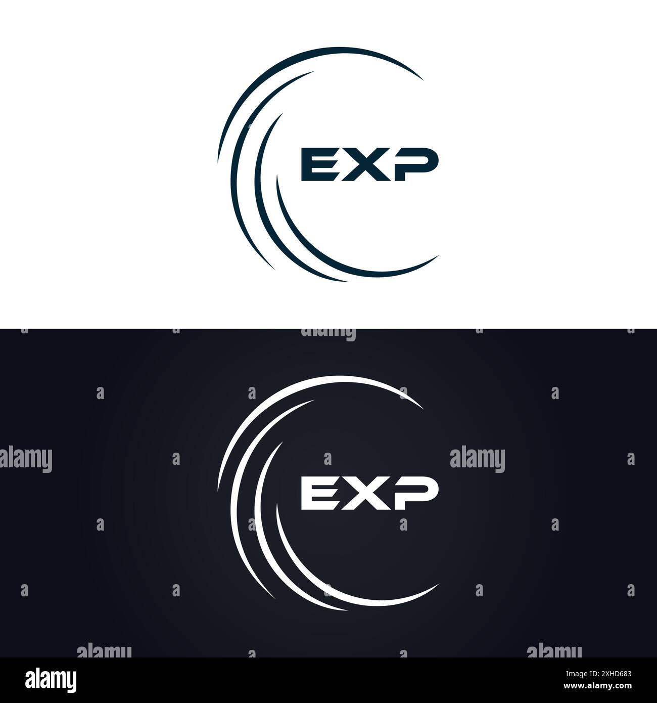 Exp gold logo hi-res stock photography and images - Alamy