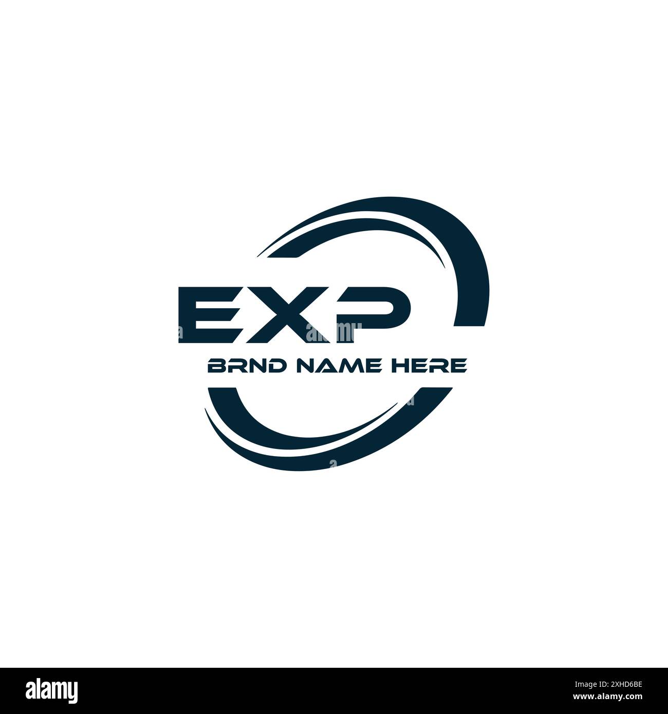 Exp logo design hi-res stock photography and images - Alamy